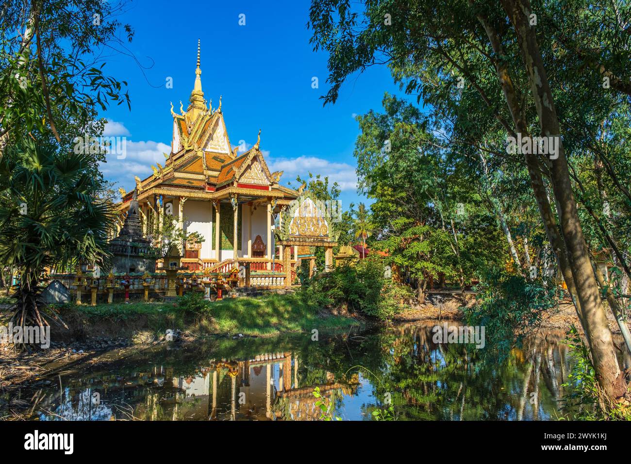 Cambodia, Kampot province, surroundings of Kampot, Kampong Kraeng, Teuk ...
