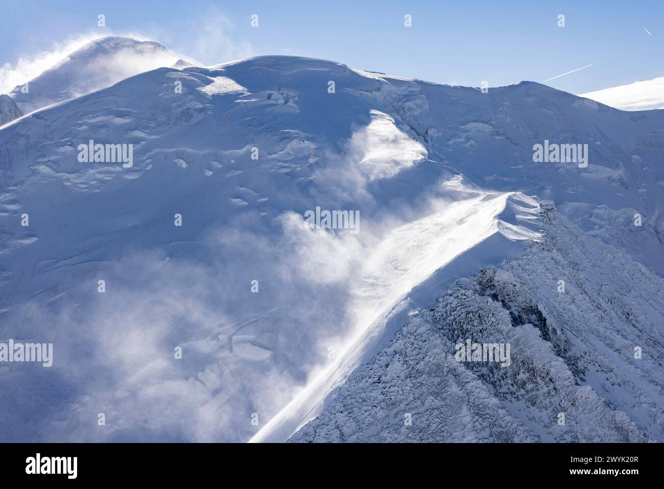 France, Haute Savoie, Chamonix Mont Blanc, The Goûter refuge (3835 m ...
