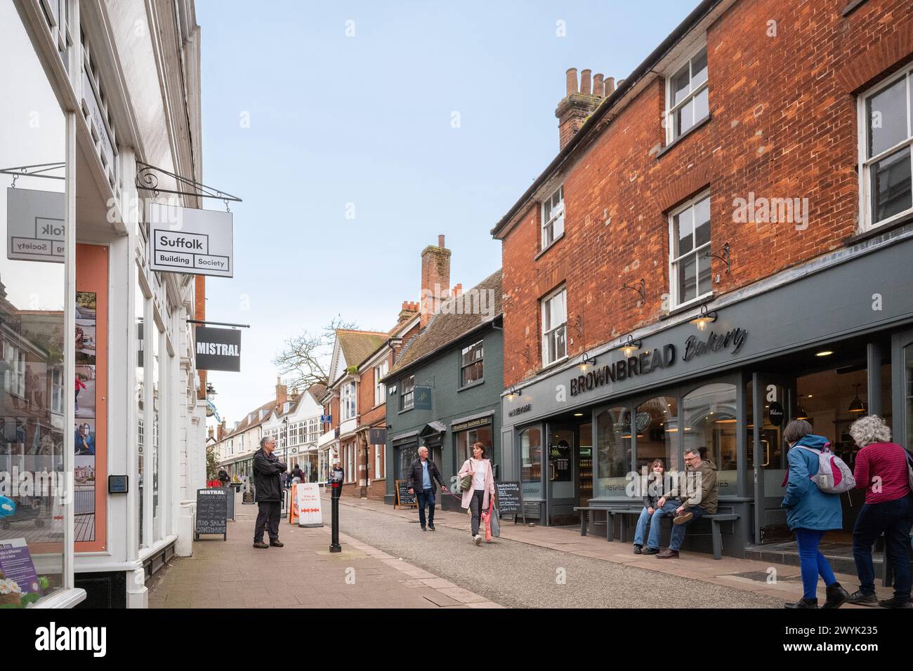 Woodbridge town centre hi-res stock photography and images - Alamy