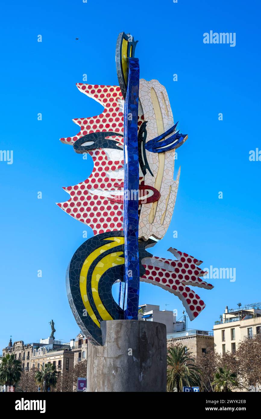 Spain, Catalonia, Barcelona, Port Vell, Miss Barcelona also known as ...