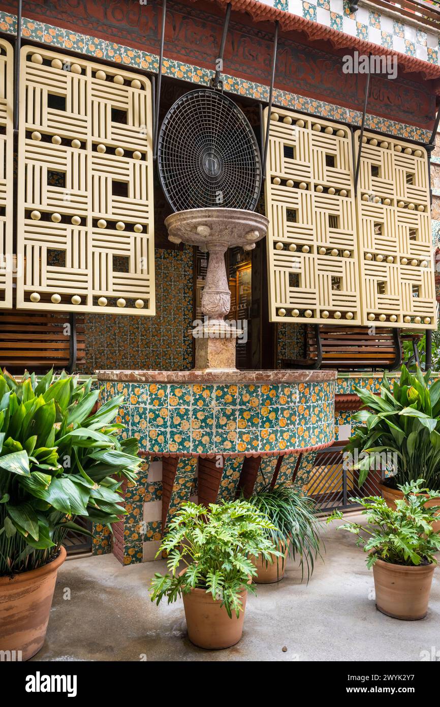 Spain, Catalonia, Barcelona, Casa Vicens (1883 - 1885) by Catalan ...