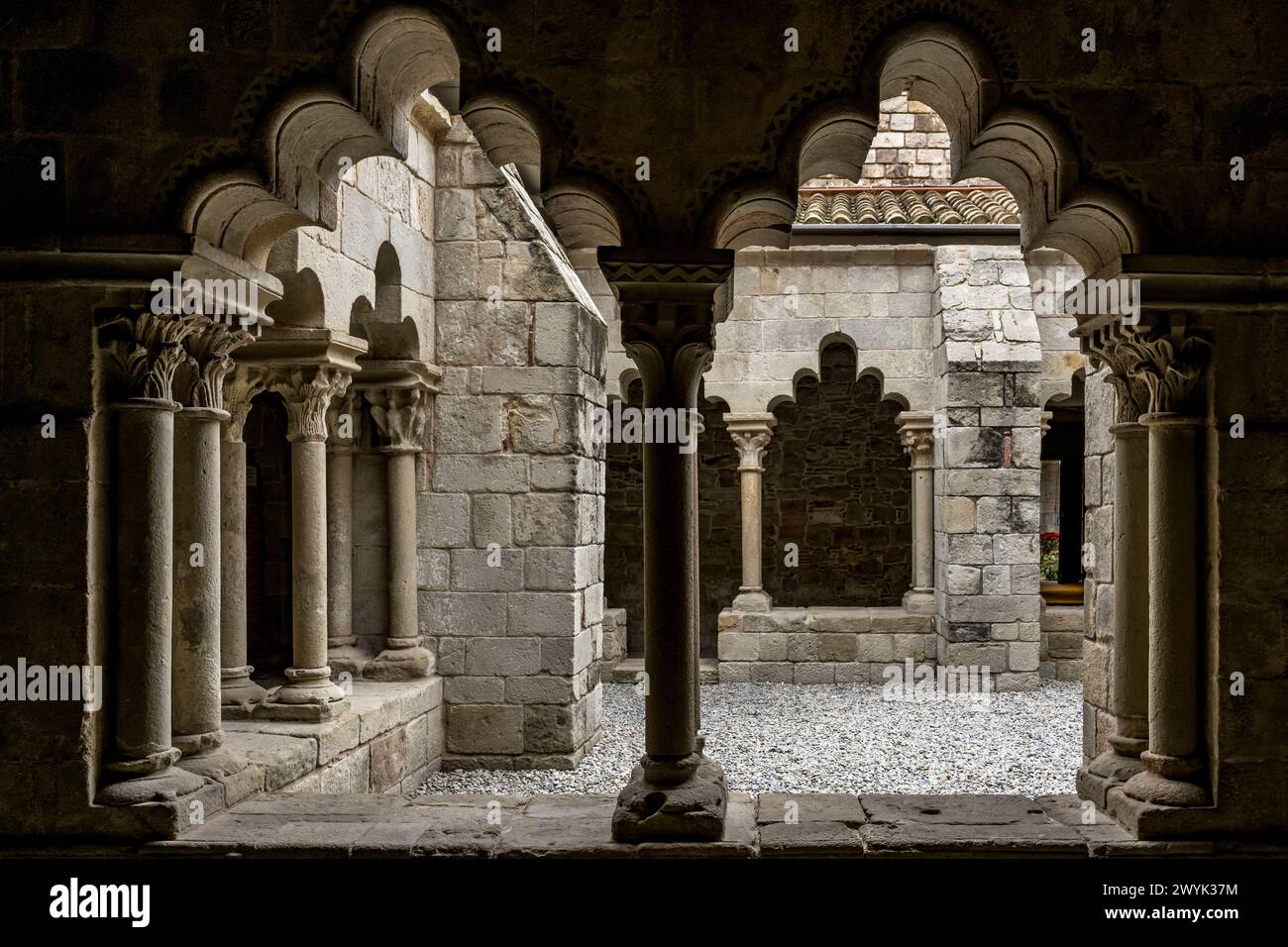 Spain, Catalonia, Barcelona, monastery of Sant Pau del Camp, Romanesque ...