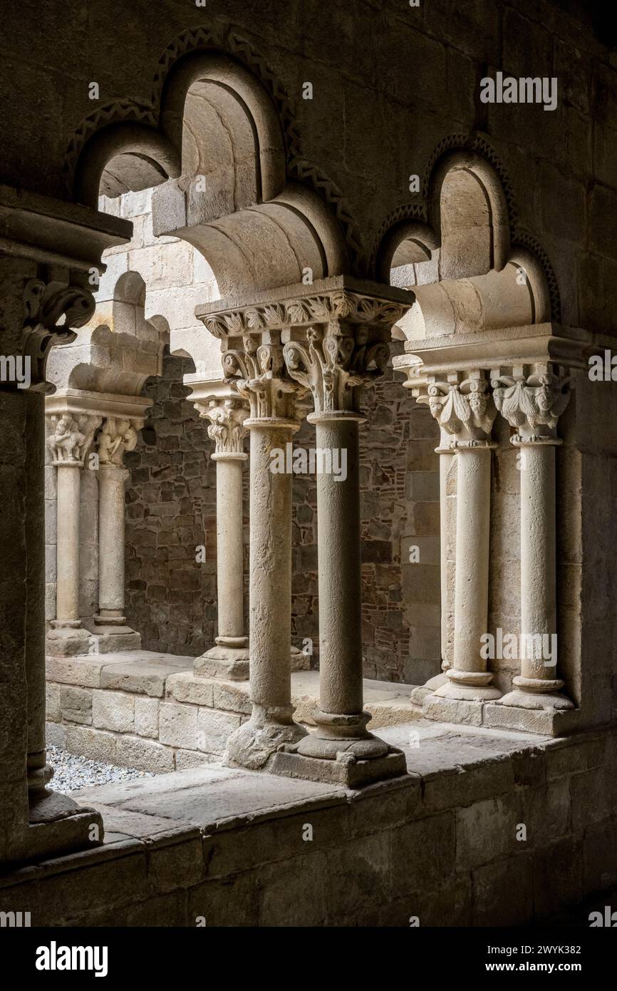 Spain, Catalonia, Barcelona, monastery of Sant Pau del Camp, Romanesque ...