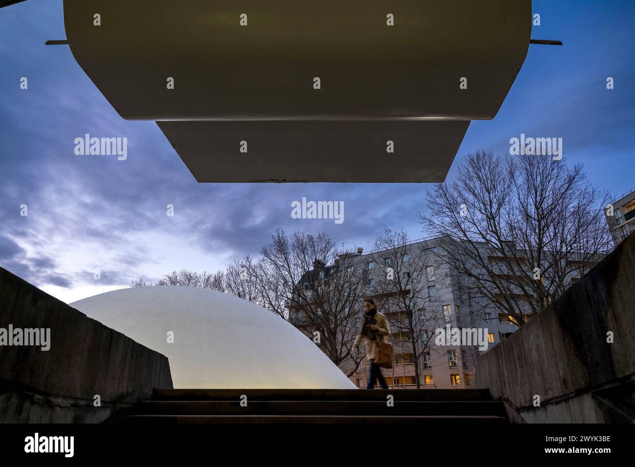 France, Paris, Place du Colonel Fabien, the Parti Communiste (French ...