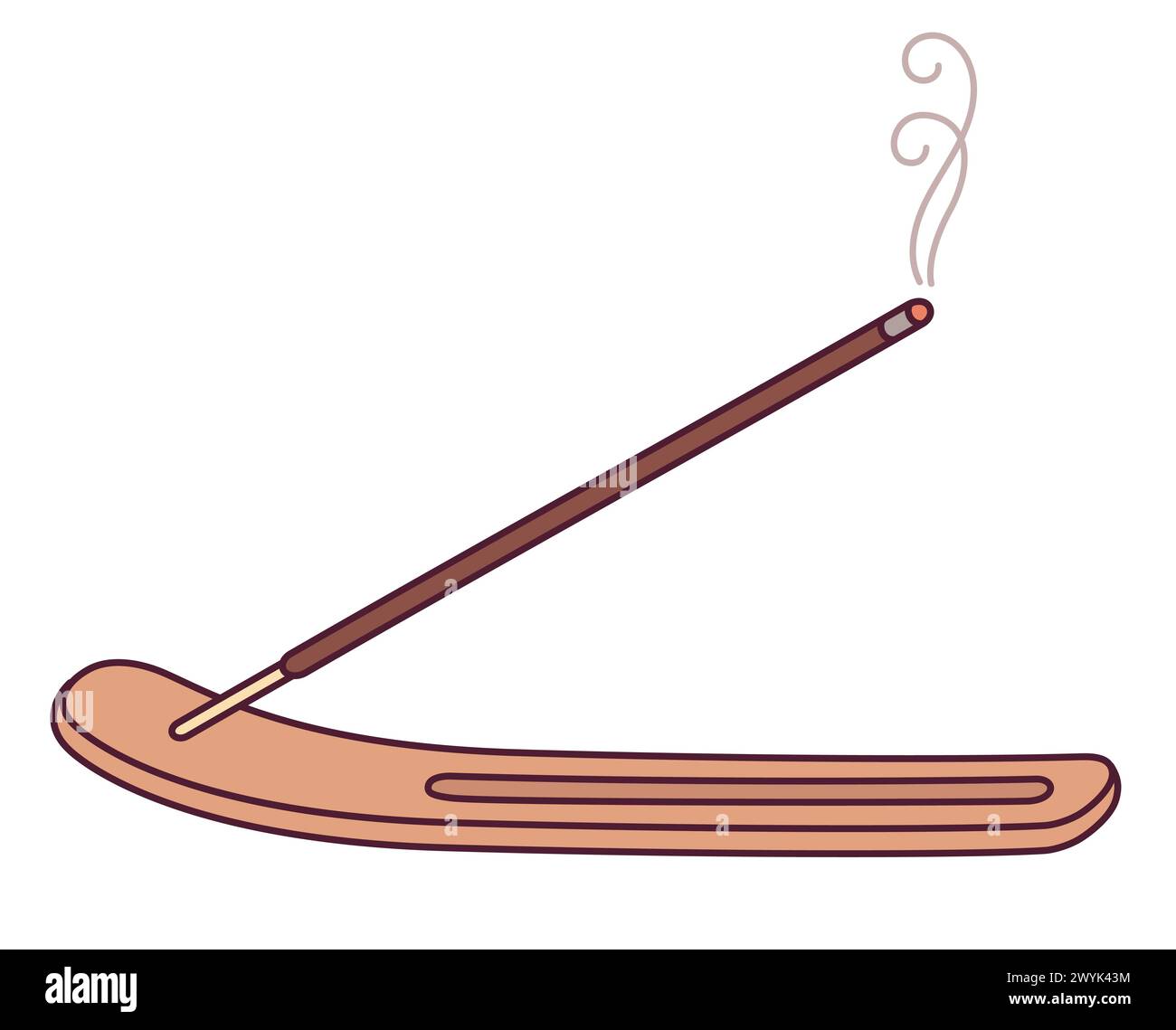 Incense stand Stock Vector Images - Alamy