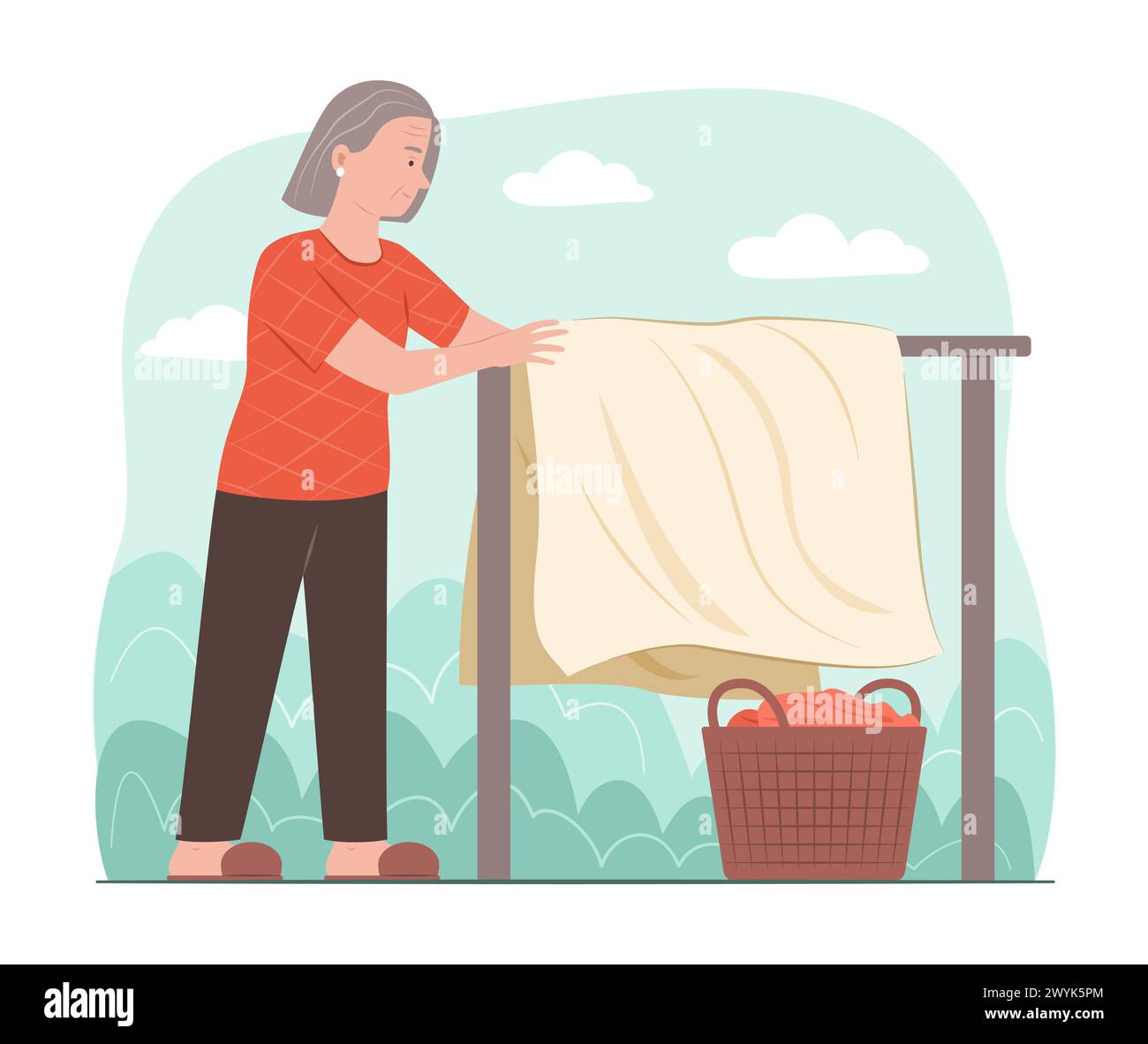 Drying activity Stock Vector Images - Alamy