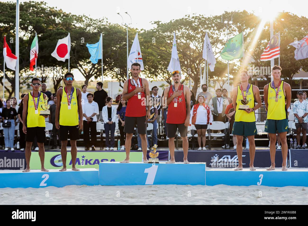 Laguna Province, Philippines. 7th Apr, 2024. Men's gold medalists ...