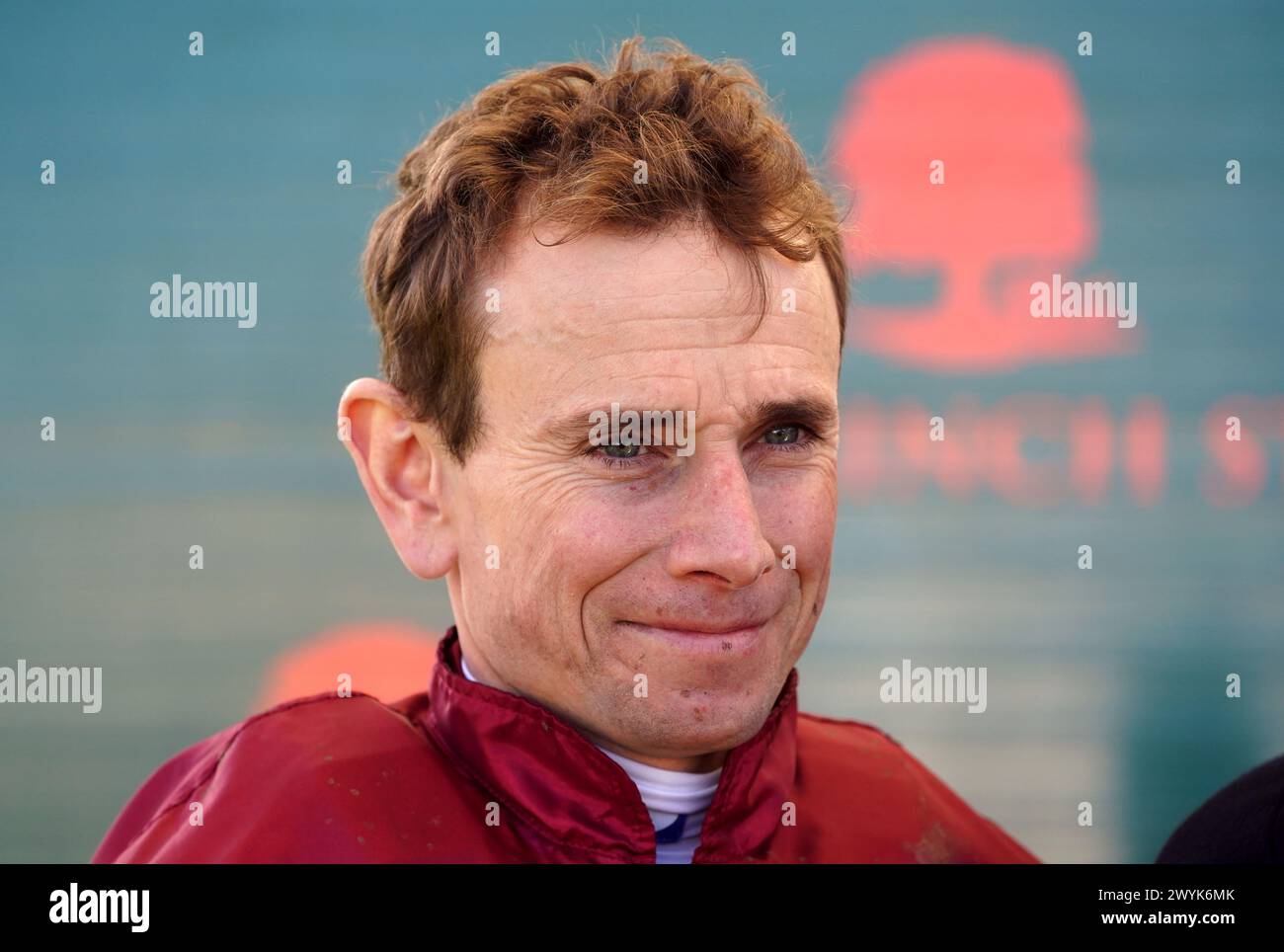 Jockey Ryan Moore after winning the Ballylinch Stud "Bayside Boy ...