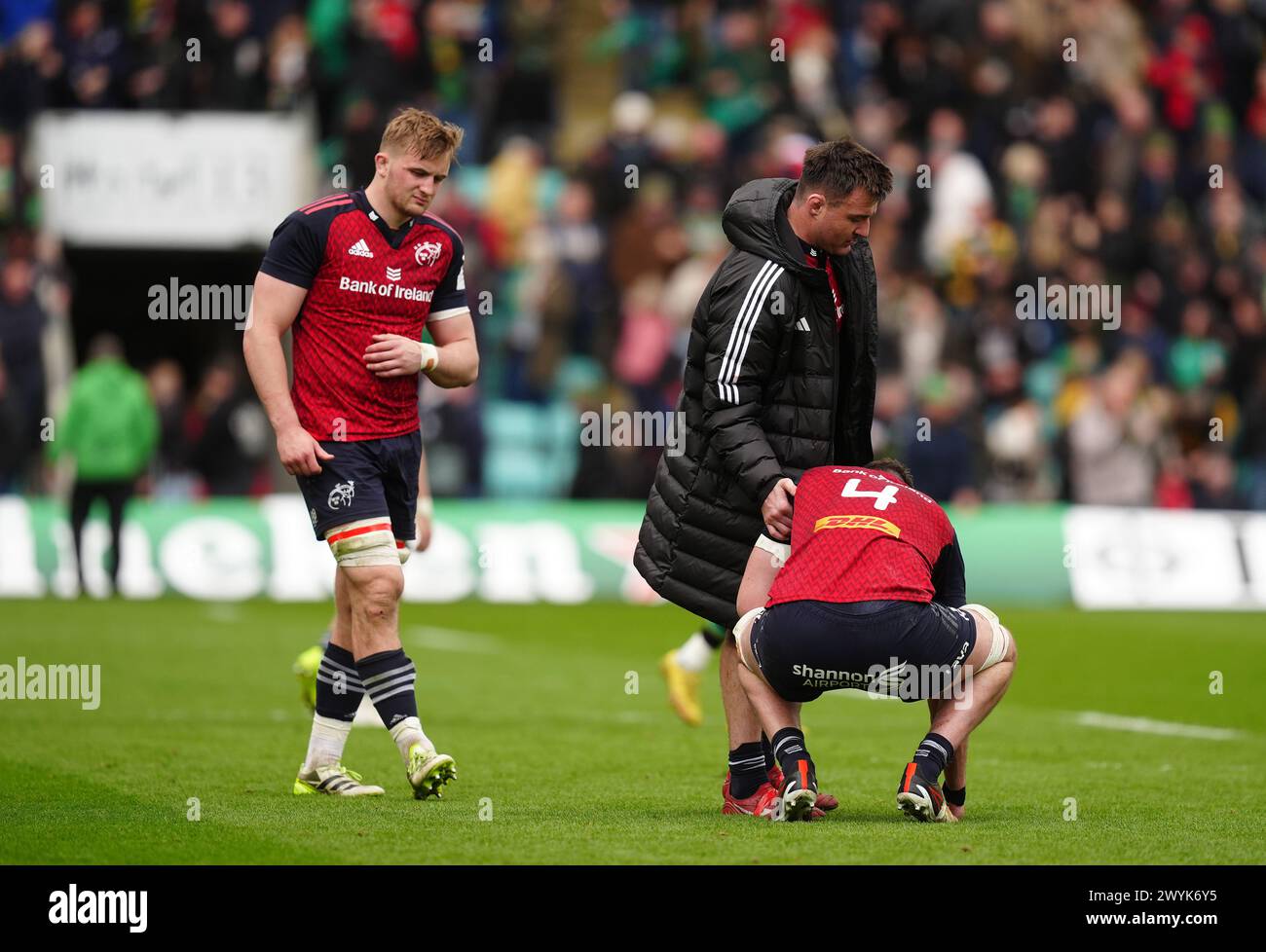 Munster's Thomas Ahern consoled by team mates after their side’s loss ...