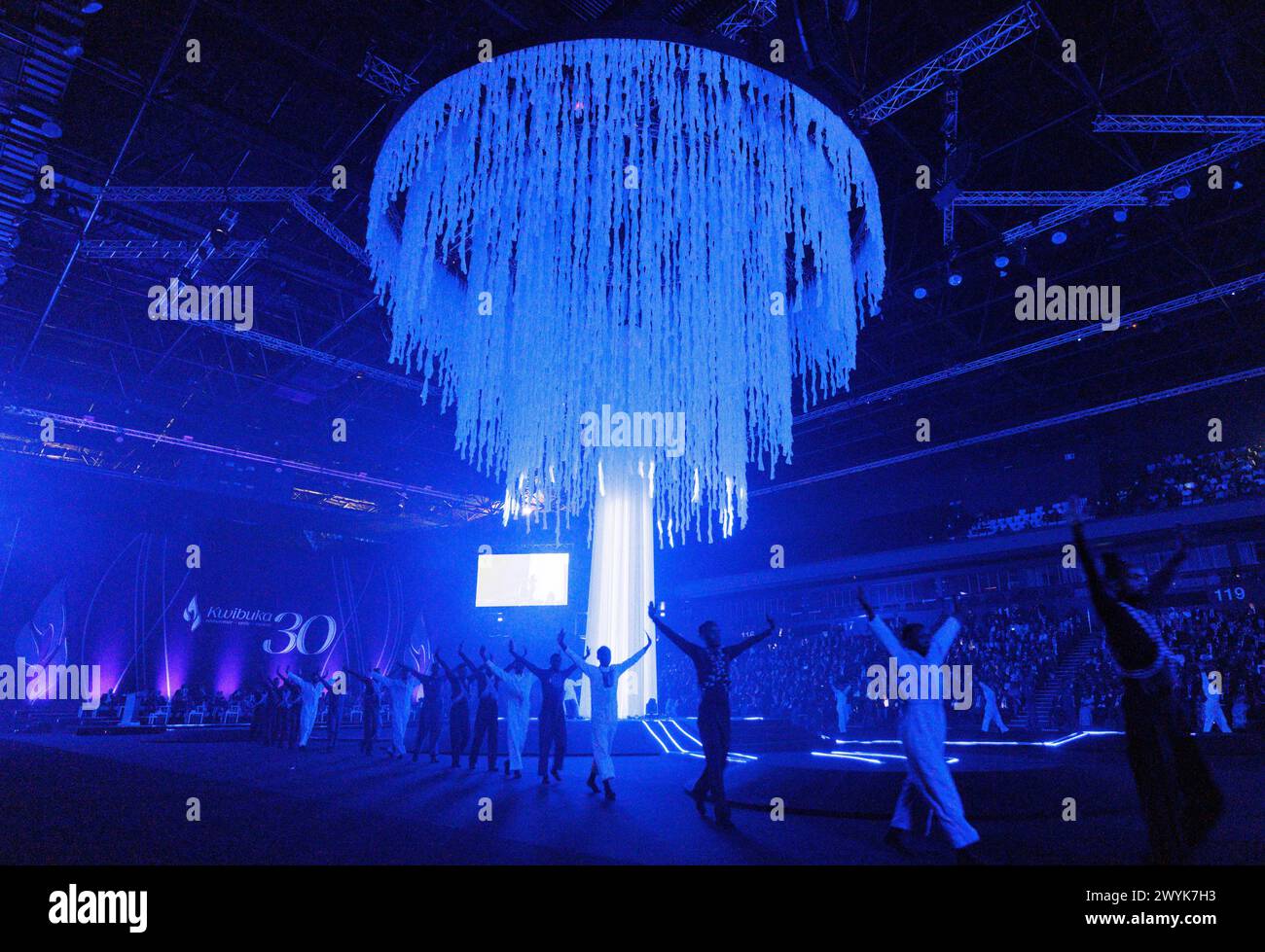 Kigali, Rwanda. 07th Apr, 2024. The official commemoration at the BK ...