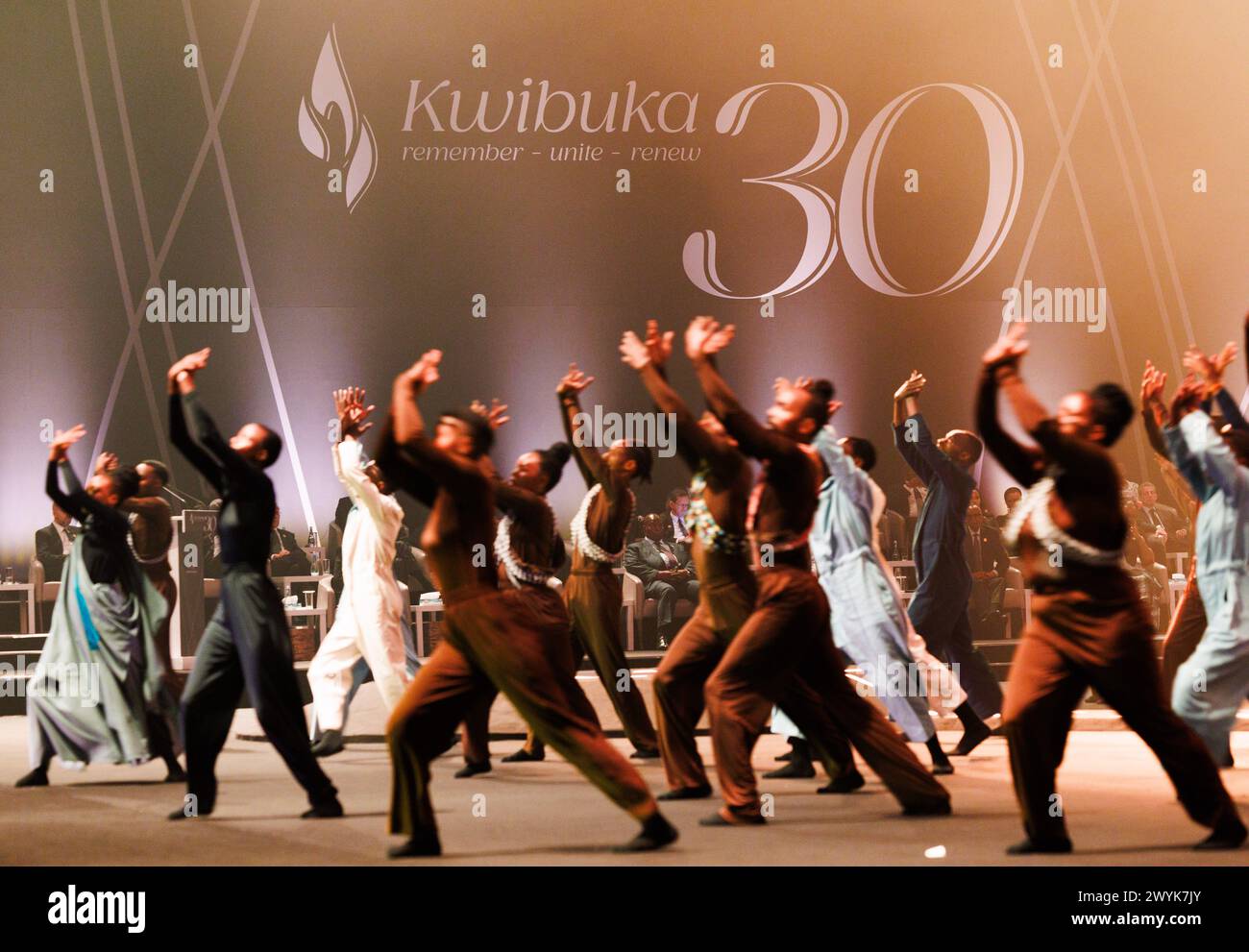 Kigali, Rwanda. 07th Apr, 2024. A dance, part of the official ...