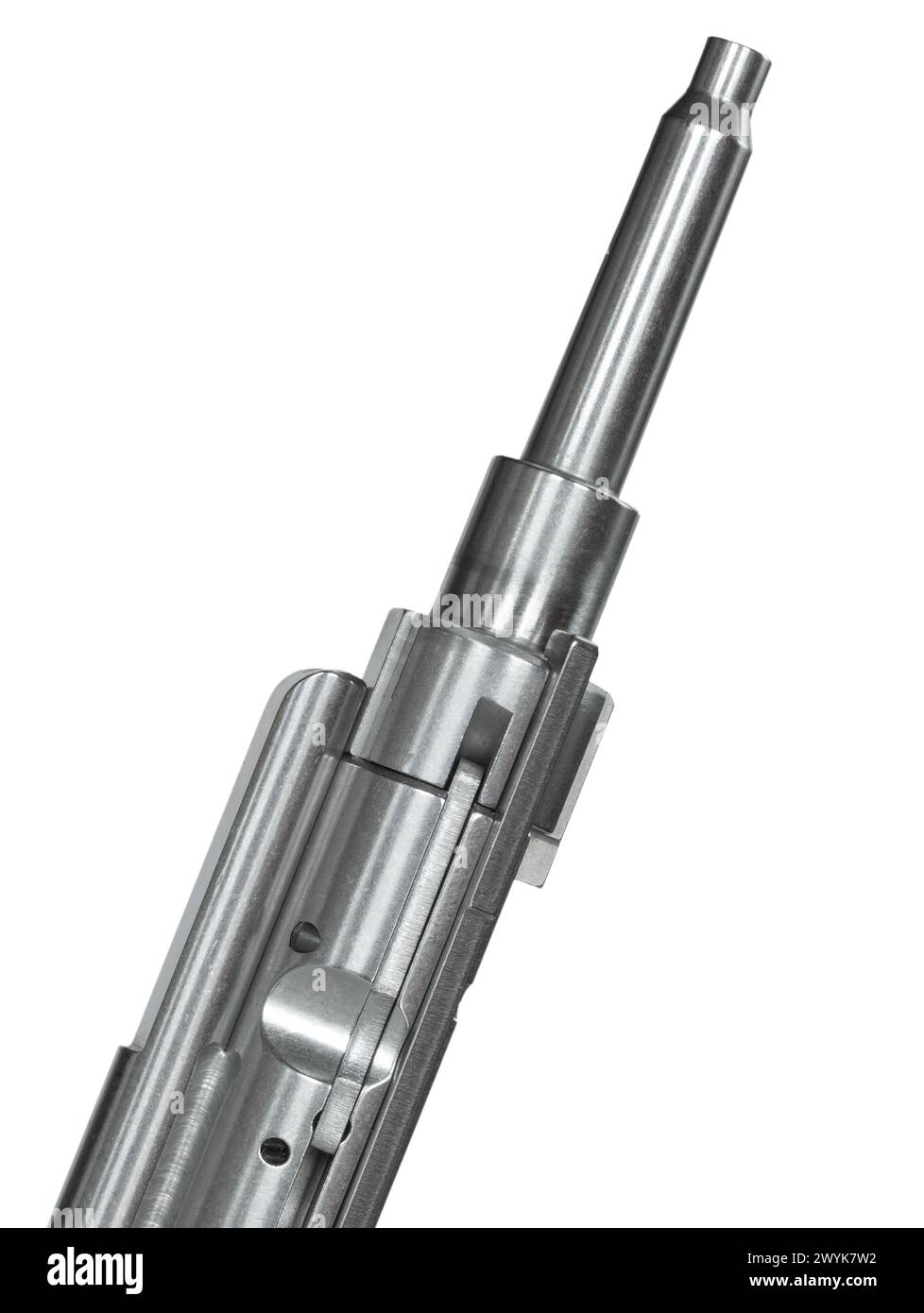 Cartridge looking end of a bolt carrier group that slides into the ...