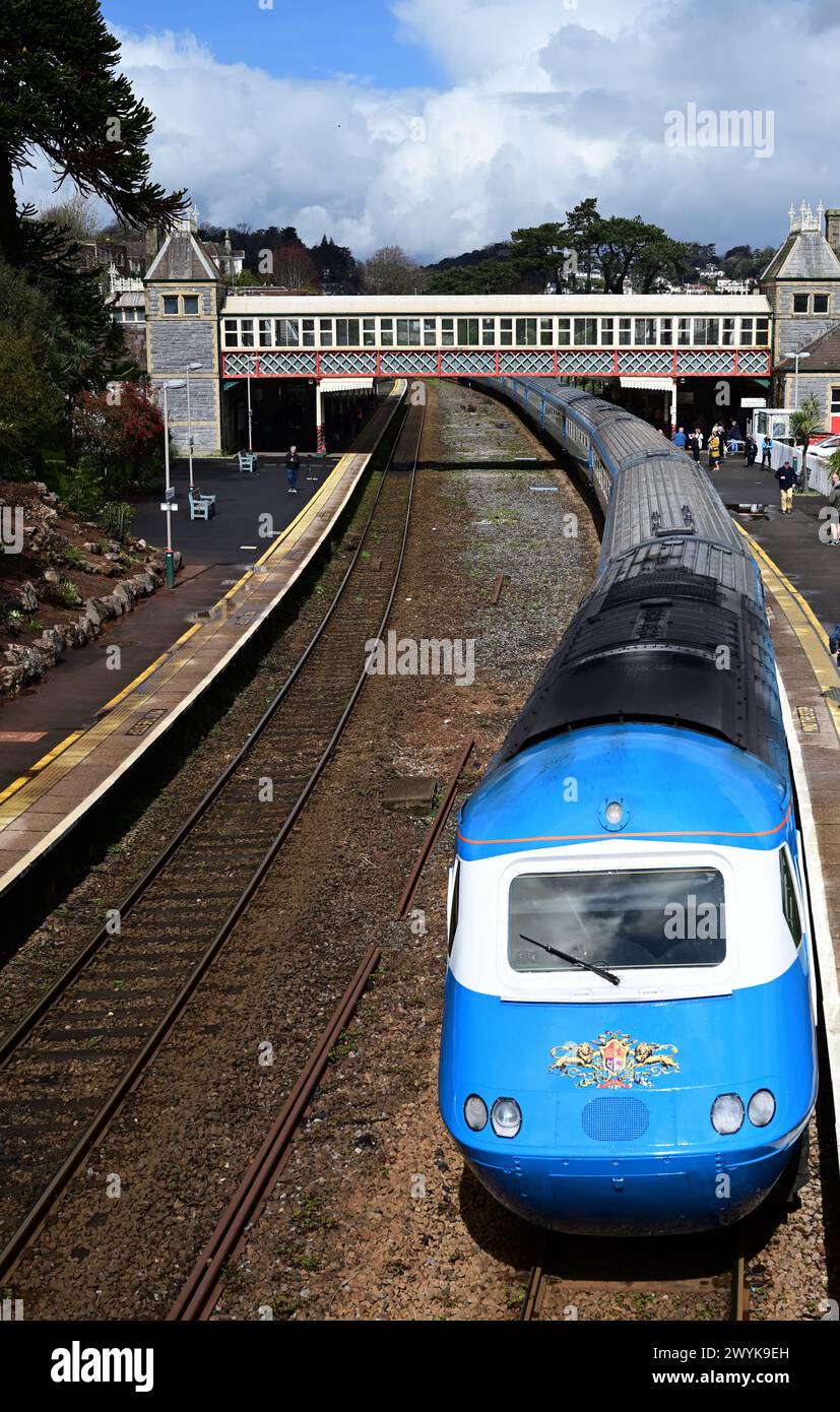 The front power car No 43055 of the Midland Pullman high speed train at ...