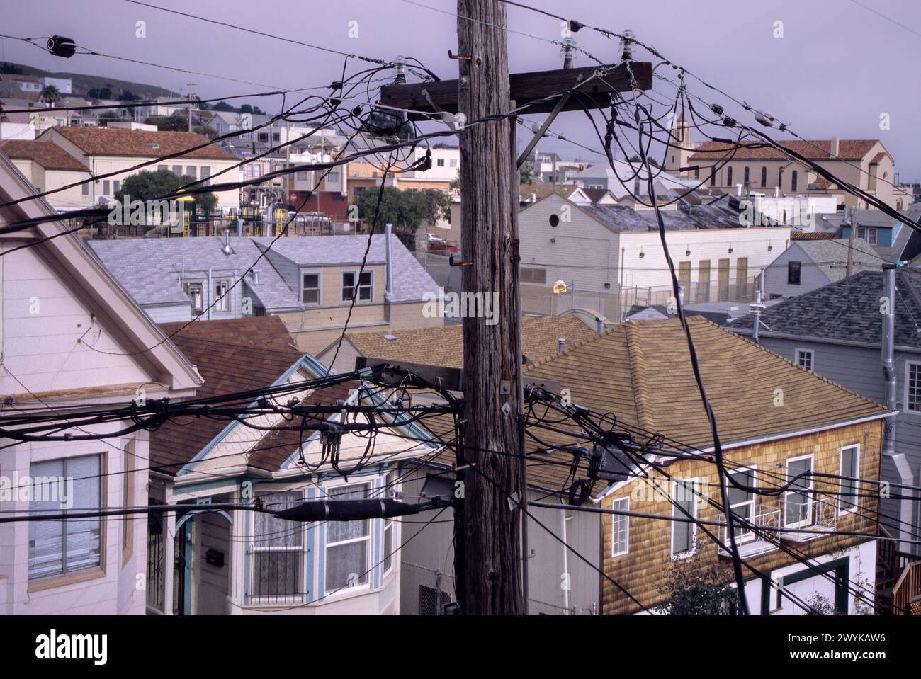 San Francisco, California - Visual Pollution, Bernal Hills District ...