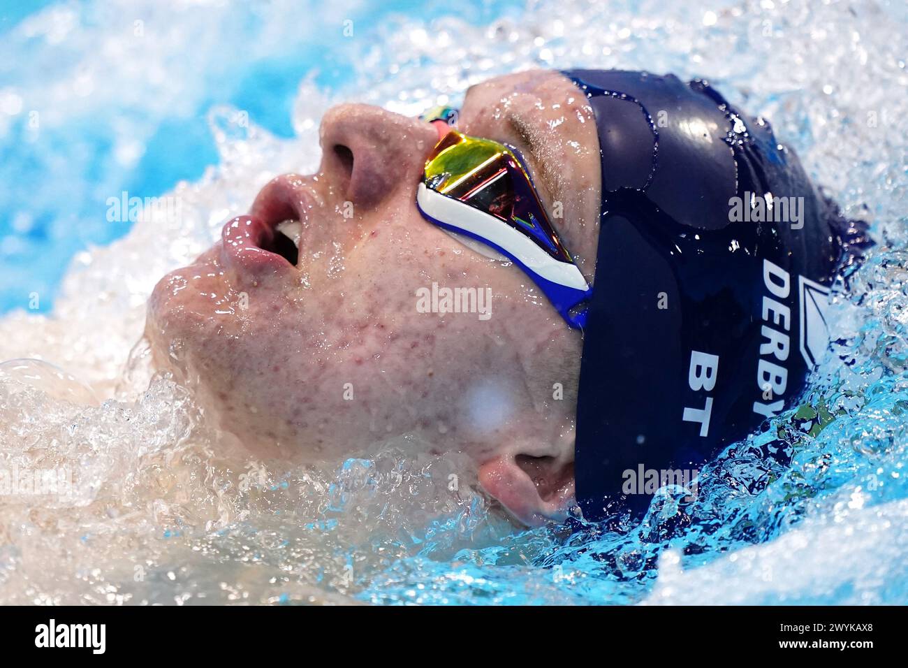 Benjamin Twynham in action during the Men's 200m Backstroke Heats on ...