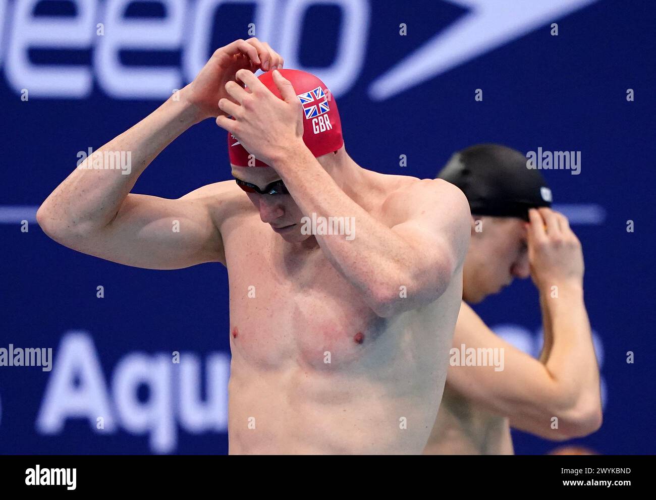 Thomas Dean in action during the Men's 200m Freestyle heats on day six ...