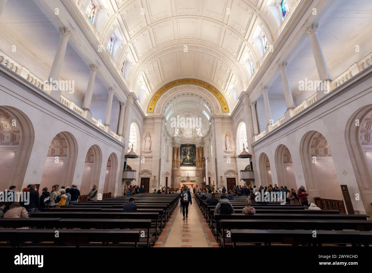 The Santuário de Fátima, Fatima village, Portugal Stock Photo - Alamy