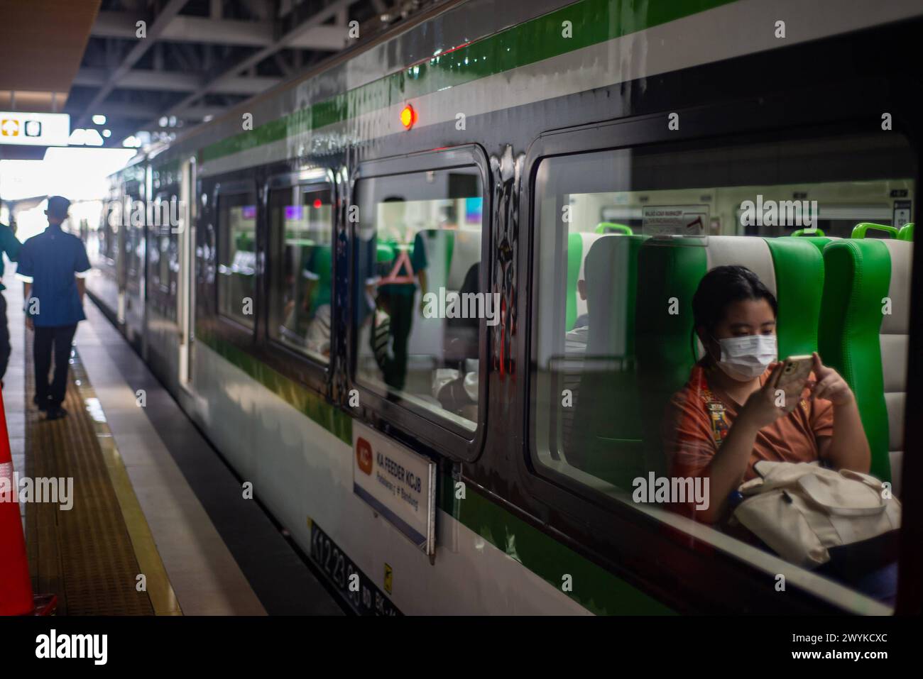 ALTERNATIVE TRANSPORTATION FOR HOMECOMING SEASON Passengers sit on a ...