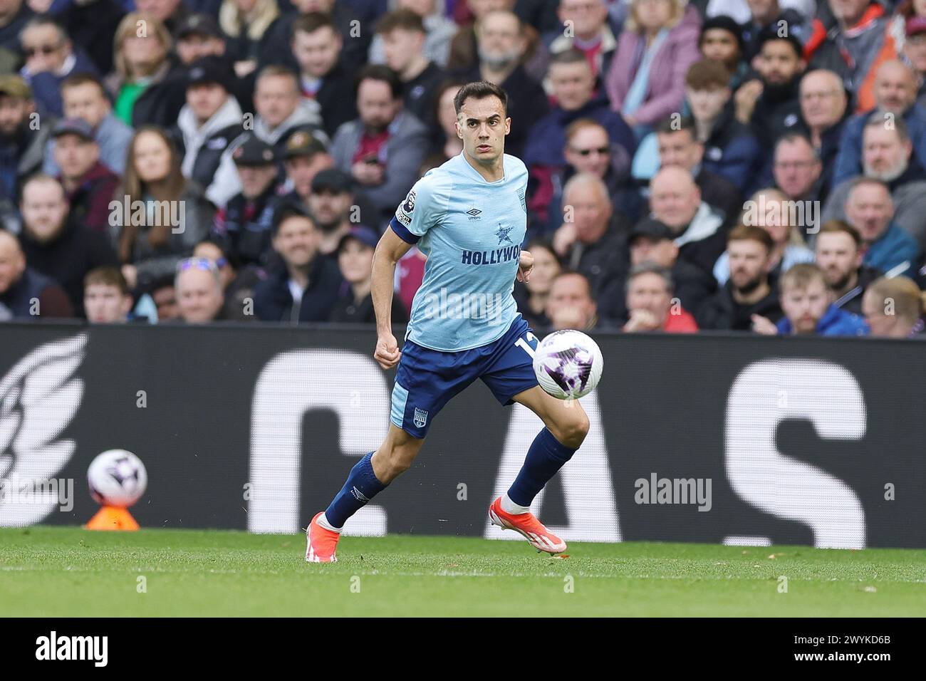 Sergio Reguilon (12) of Brentford during the English championship ...