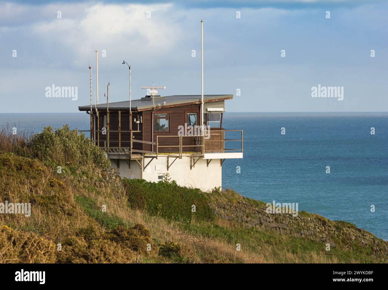 National Coastwatch Institution look out point at Bass Point on the ...