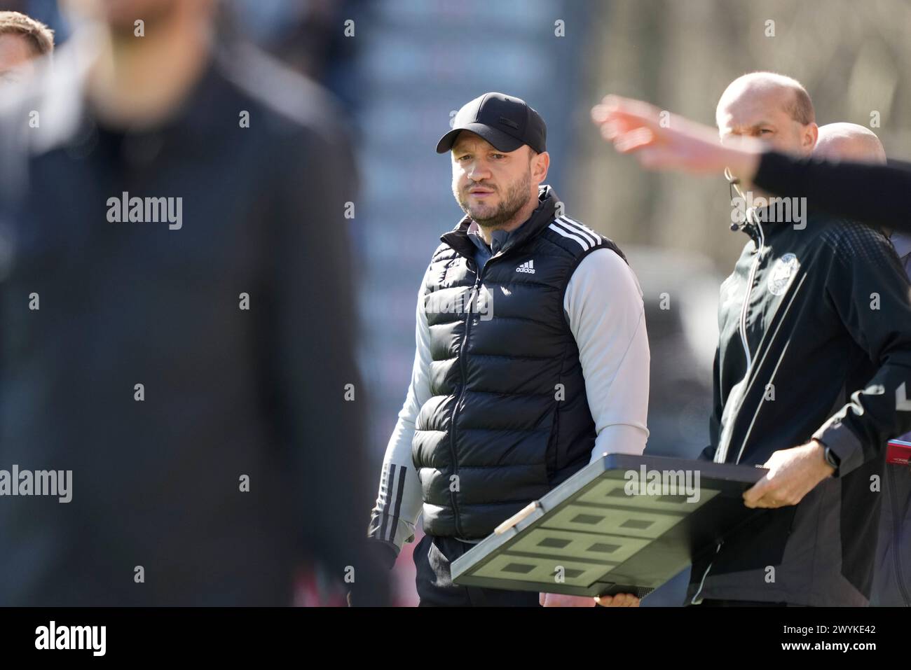 Ivan Prelec (VB Coach) during the Superliga match between Vejle ...
