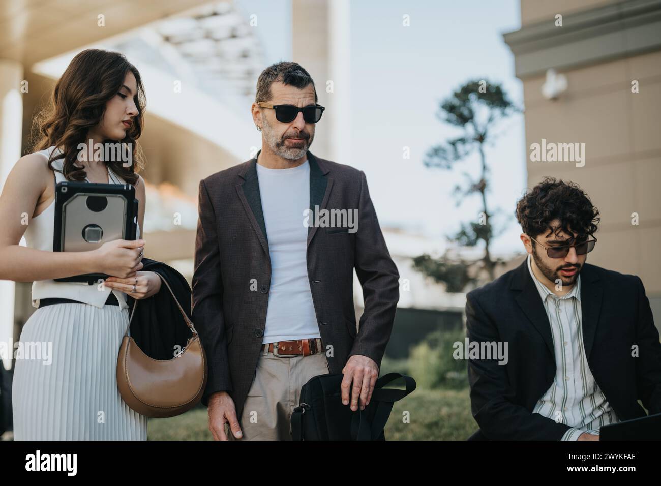 Smart business executives in suits hi-res stock photography and images ...