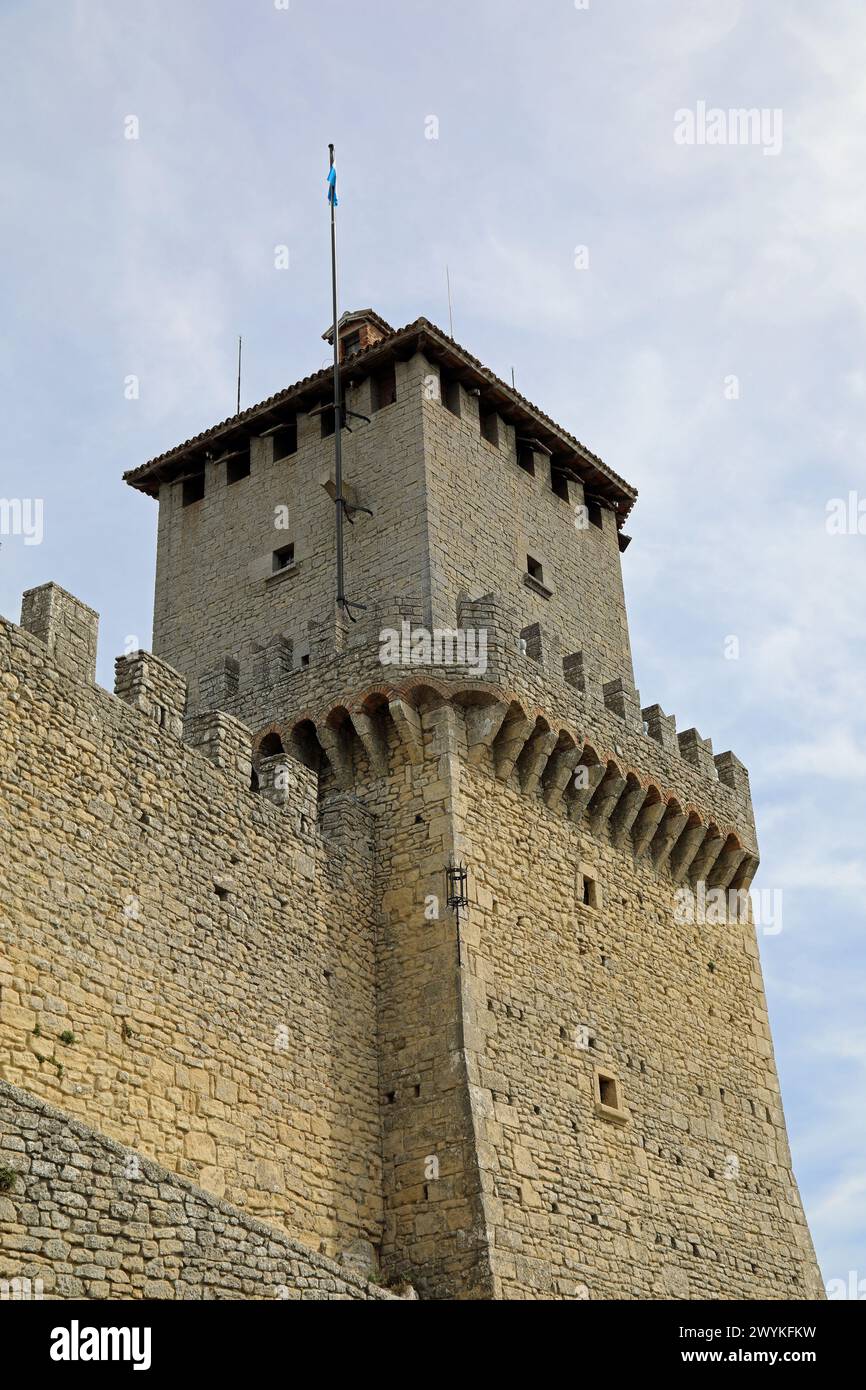 Fortress of Guaita in San Marino Stock Photo - Alamy