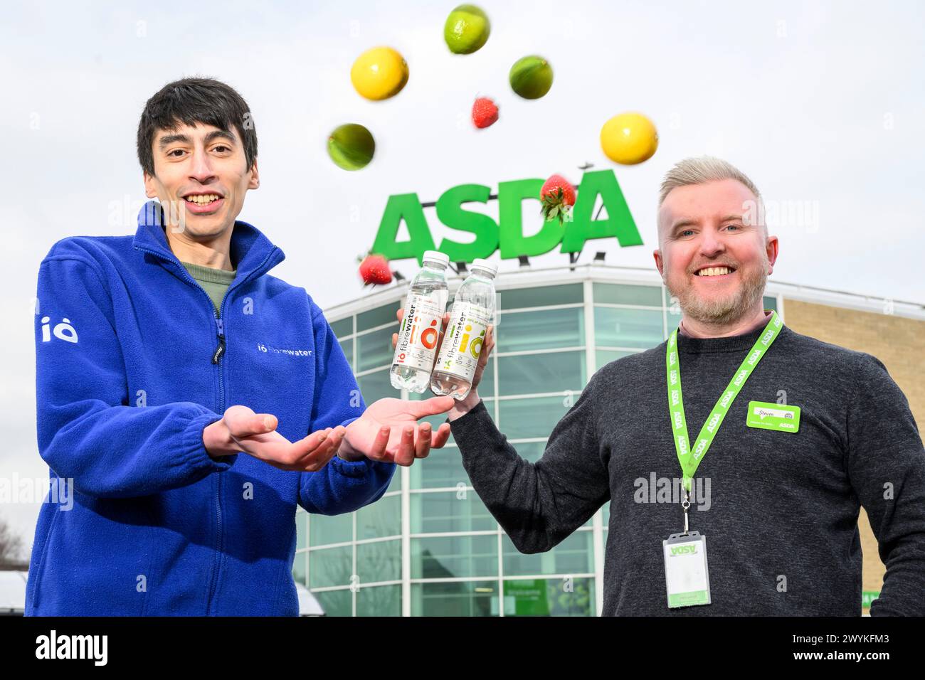 Pictured: Mohsin Laginaf, Co-Founder of IO Fibrewater and Asda Alloa ...