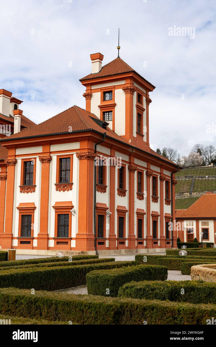 Spring Elegance at Troja Castle in Prague Stock Photo - Alamy