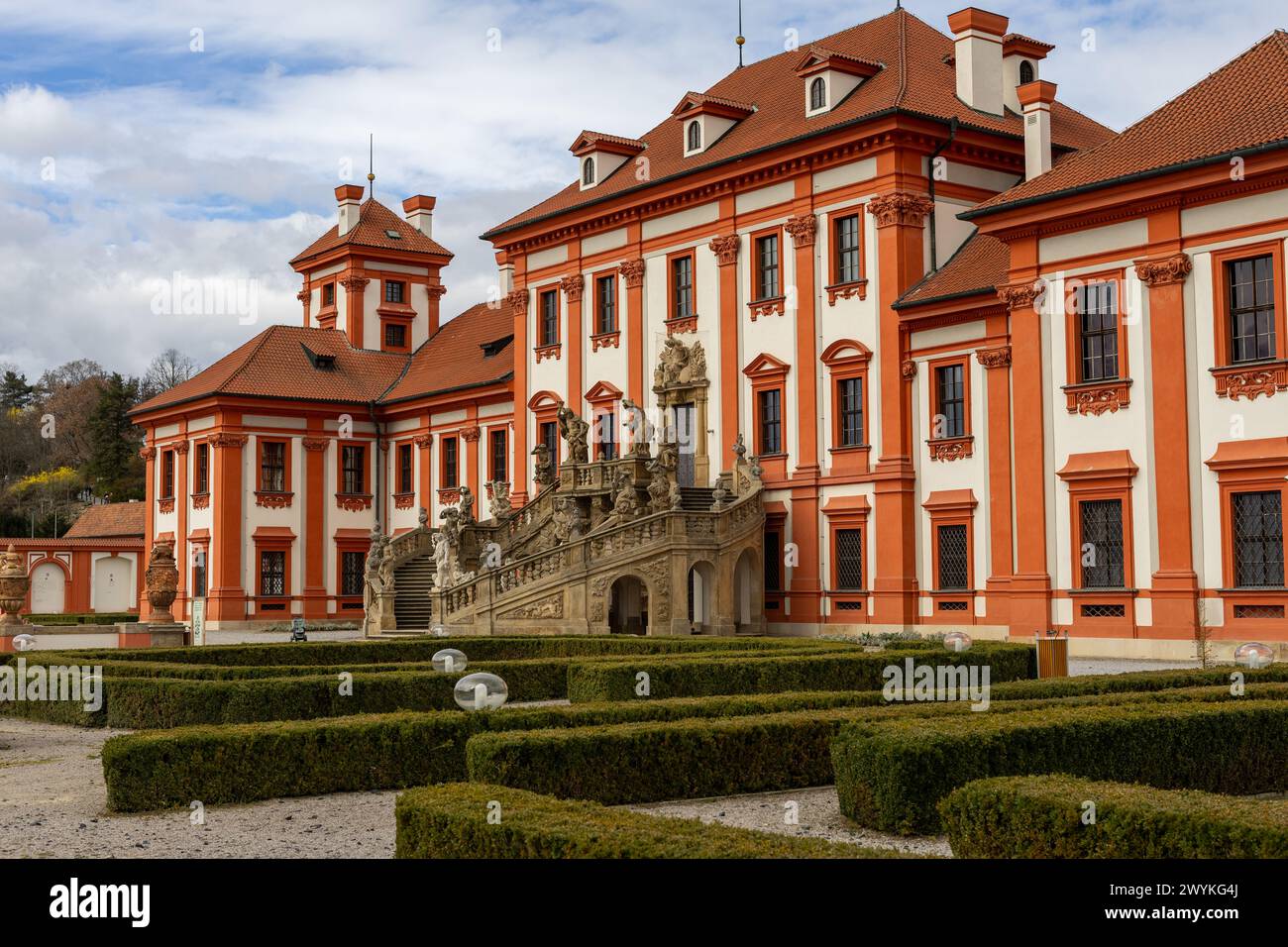 Spring Elegance at Troja Castle in Prague Stock Photo - Alamy