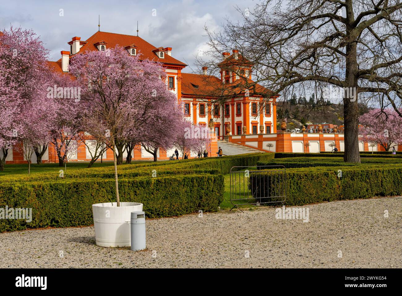 Spring Elegance at Troja Castle in Prague Stock Photo - Alamy