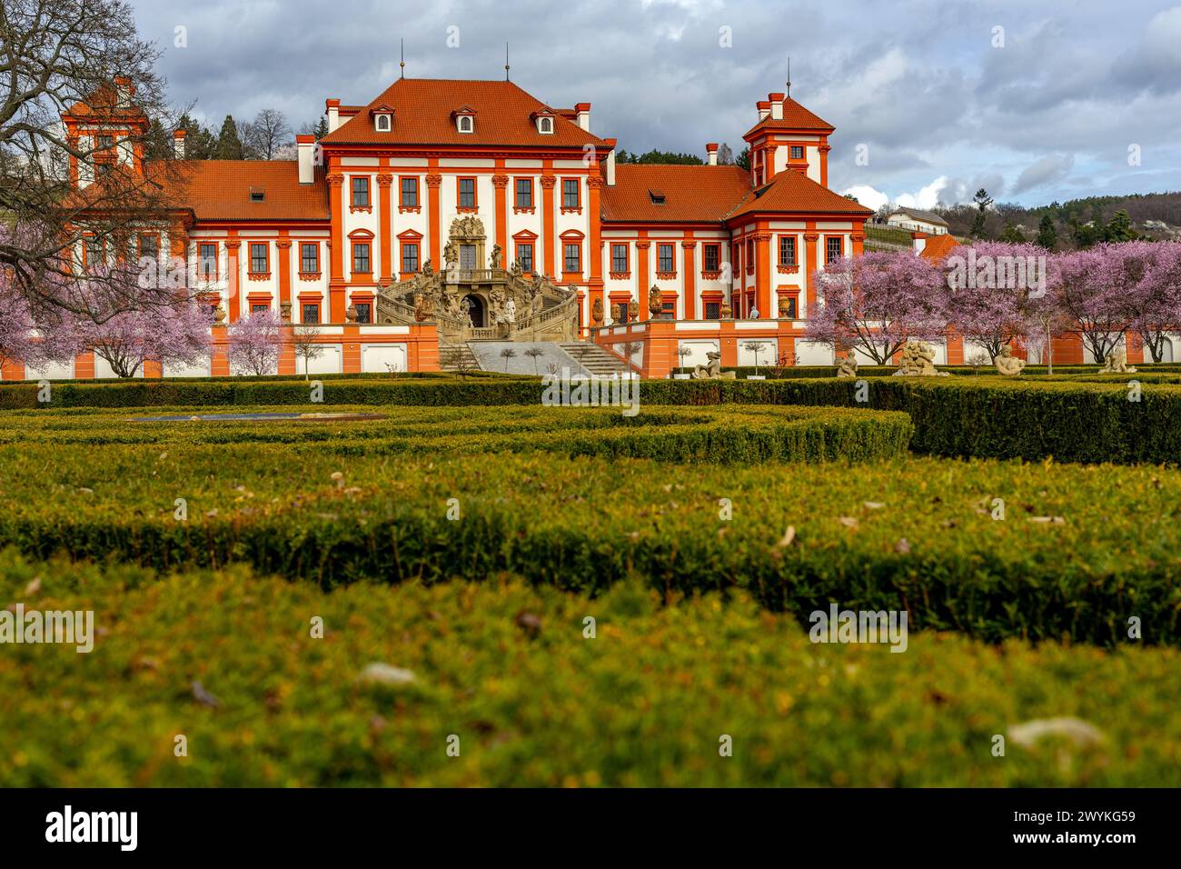 Spring Elegance at Troja Castle in Prague Stock Photo - Alamy
