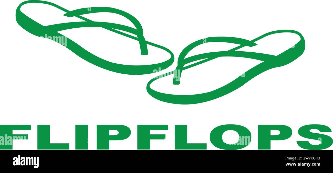 simple slipper logo vector icon illustration design Stock Vector Image ...