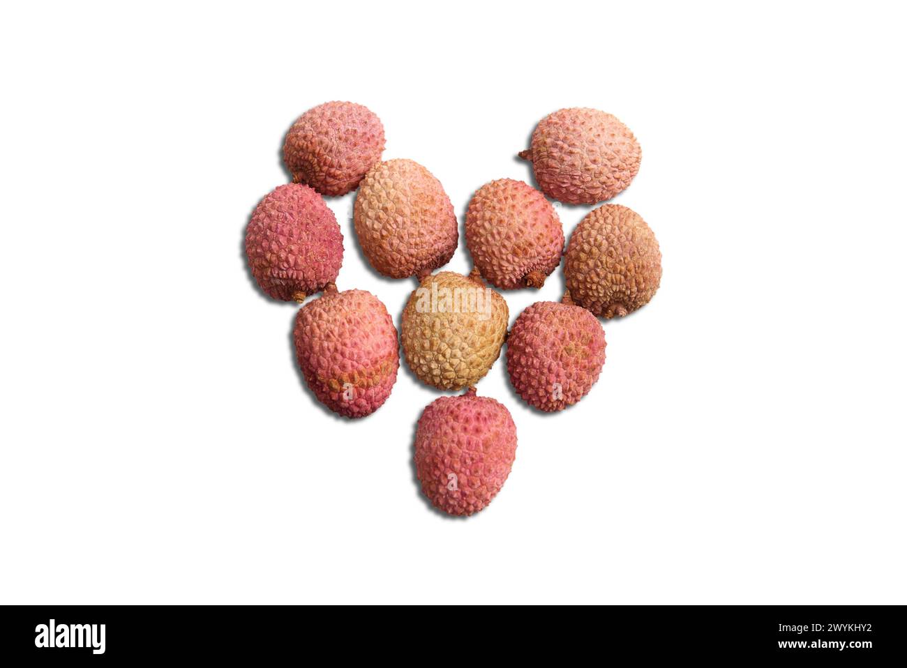 Top view lychee fruit hi-res stock photography and images - Alamy