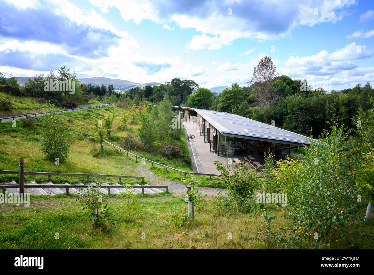 Glentress, Scotland, 7 states mountain bike centre Stock Photo - Alamy