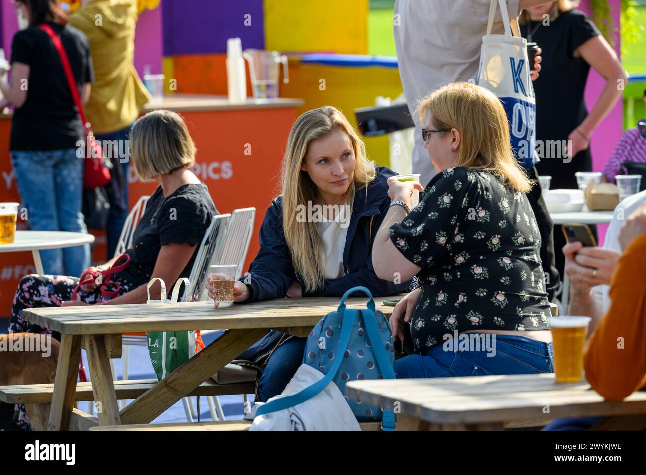 Underbelly Circus Hub , Meadows, Edinburgh Fringe Festival Stock Photo ...