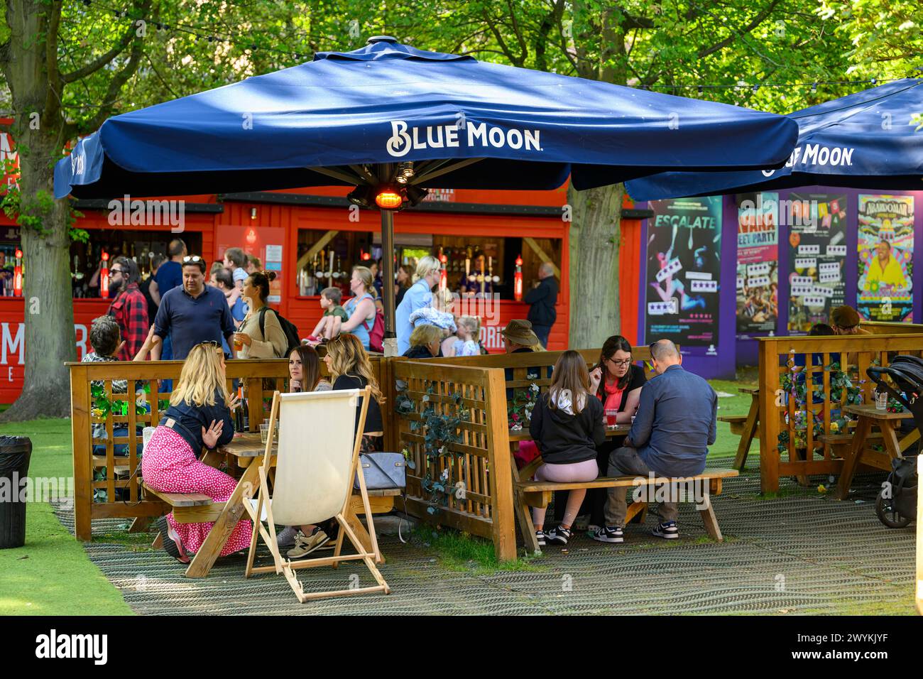 Underbelly George Square, Edinburgh Fringe Festival Stock Photo - Alamy