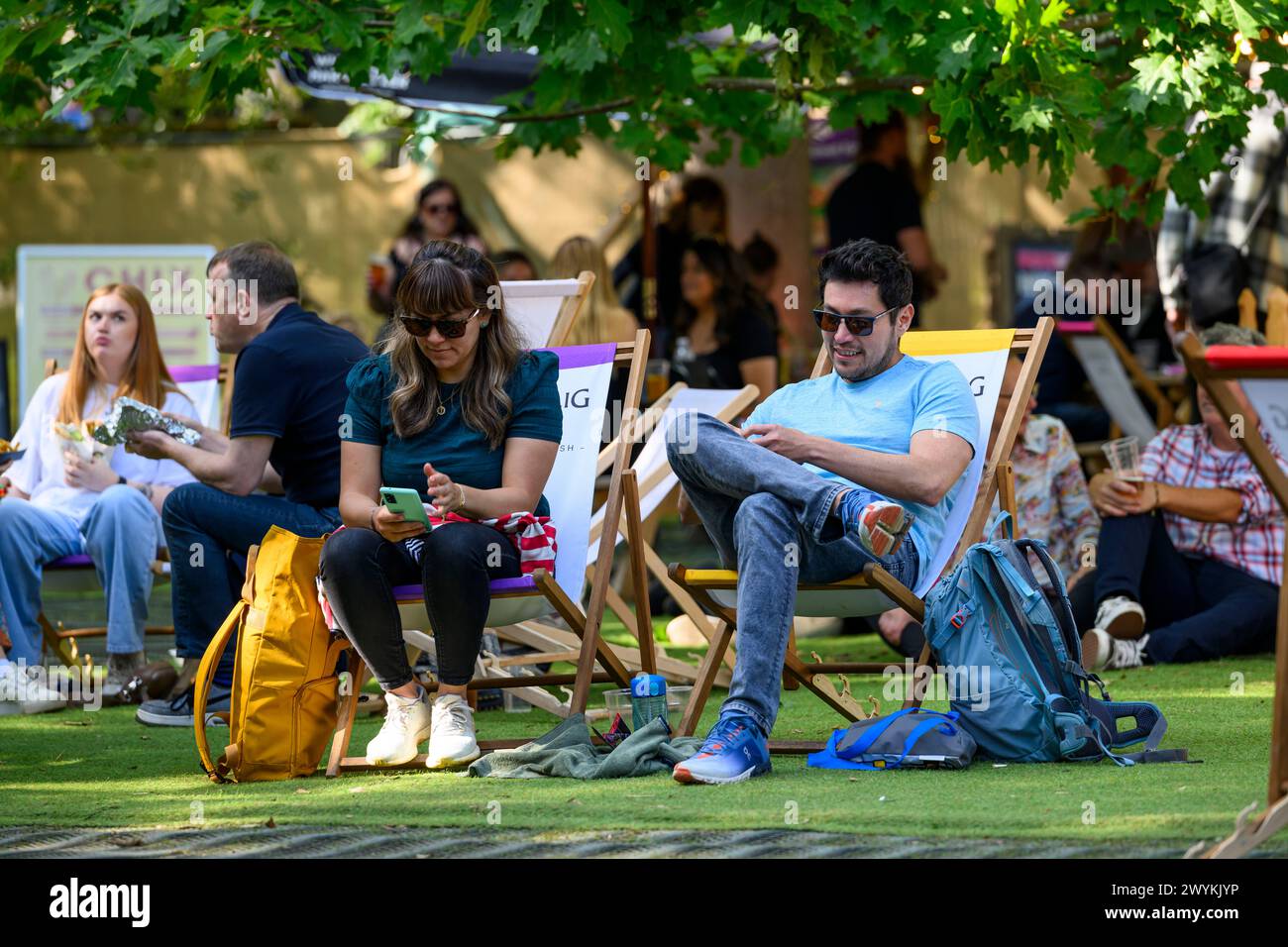 Underbelly George Square, Edinburgh Fringe Festival Stock Photo - Alamy