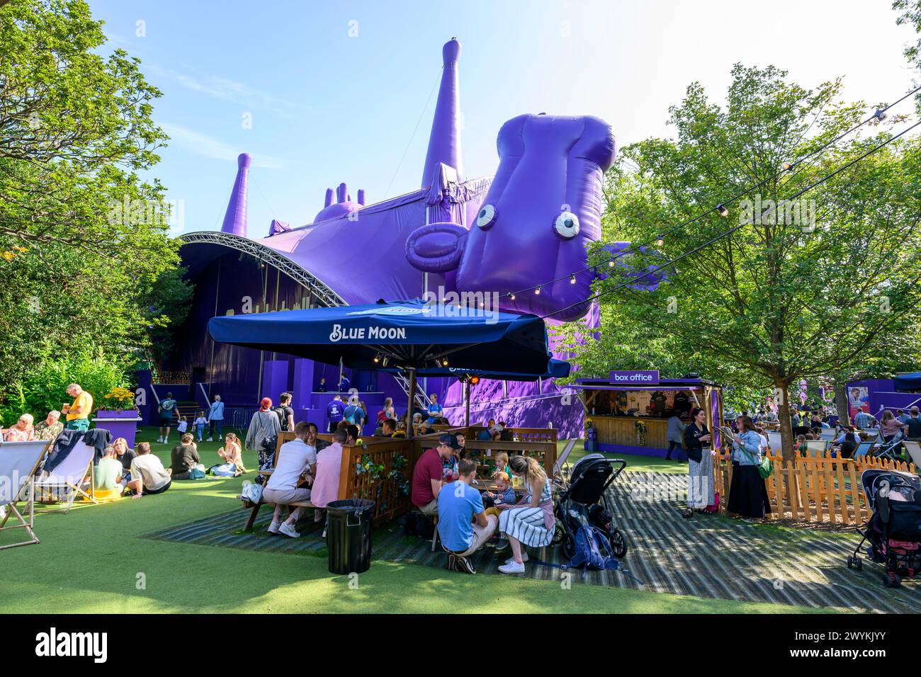 Underbelly George Square, Edinburgh Fringe Festival Stock Photo - Alamy