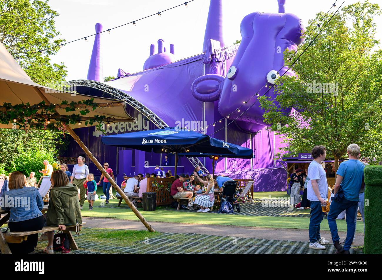 Underbelly George Square, Edinburgh Fringe Festival Stock Photo - Alamy