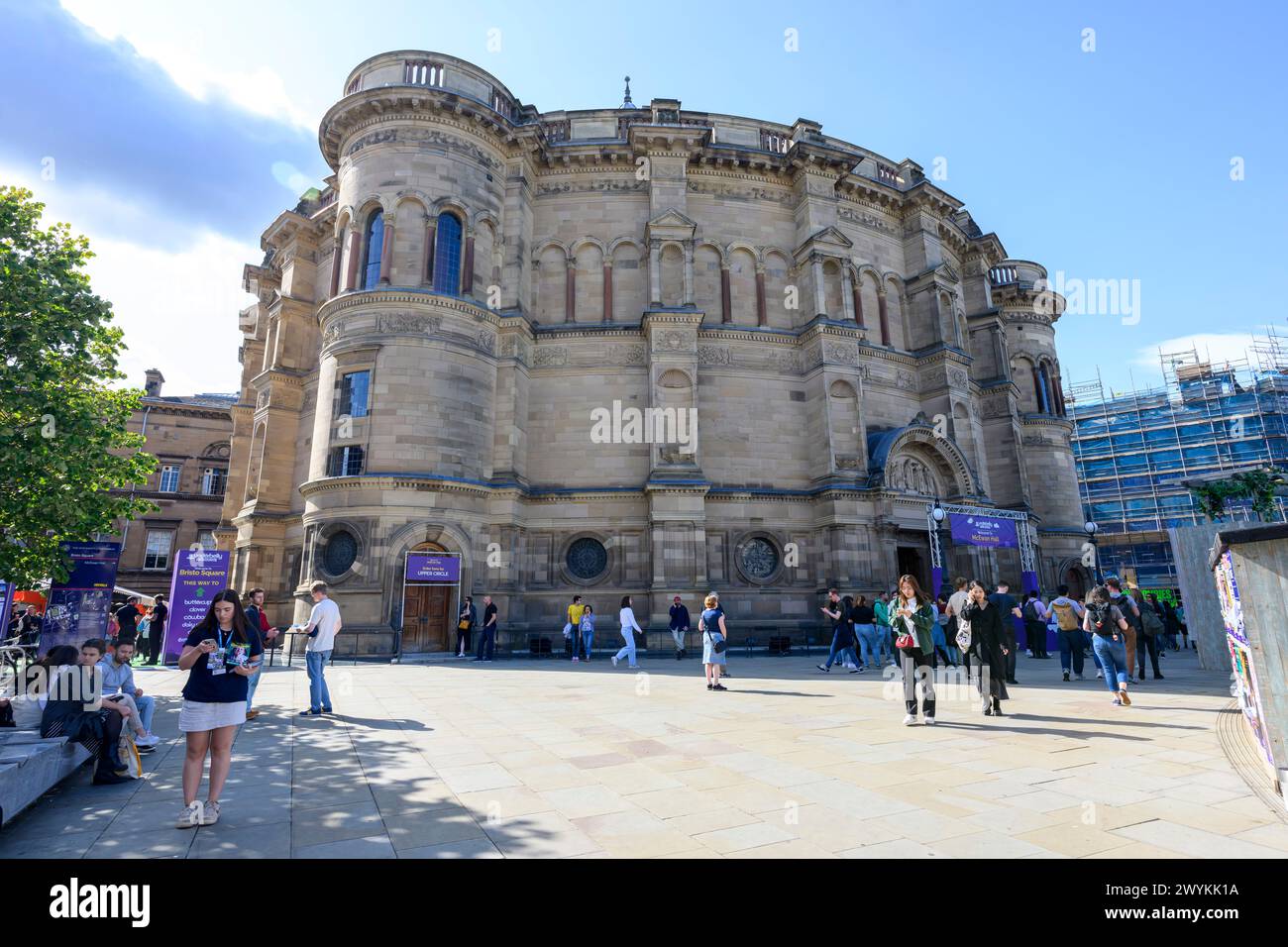 Underbelly Bristo Square, McEwan Hall Edinburgh Fringe Festival Stock ...