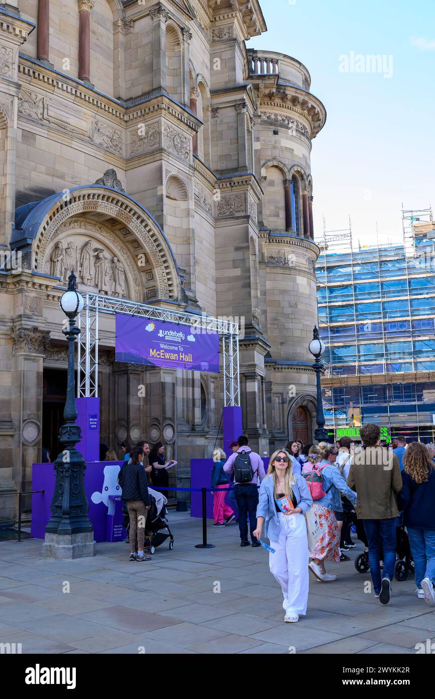 Underbelly Bristo Square, McEwan Hall Edinburgh Fringe Festival Stock ...