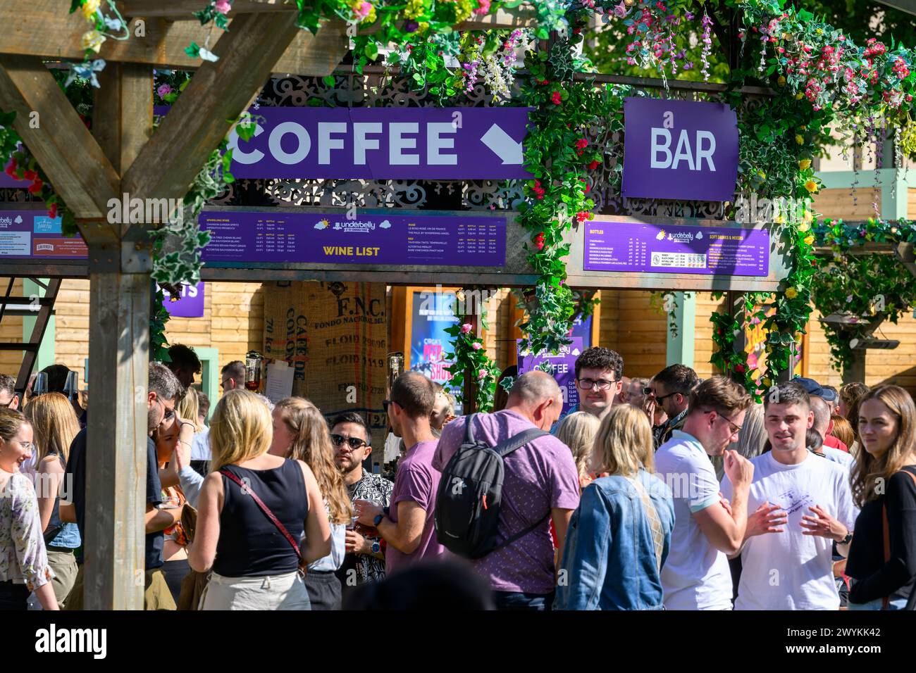 Underbelly Bristo Square, McEwan Hall Edinburgh Fringe Festival Stock ...
