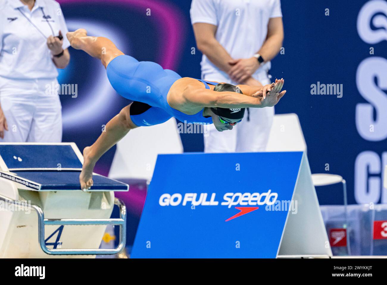 LONDON, UNITED KINGDOM. 07 April, 2024. Freya Anderson competes in ...