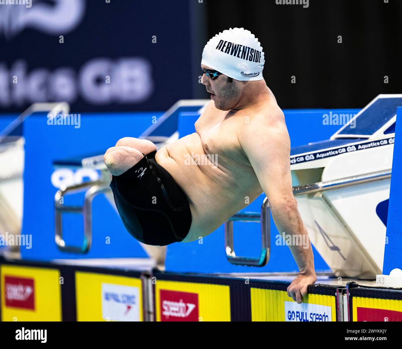 LONDON, UNITED KINGDOM. 07 April, 2024. Lyndon Longhorne competes in ...