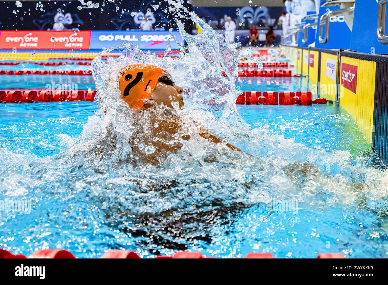 LONDON, UNITED KINGDOM. 07 April, 2024. Heats during The Speedo ...