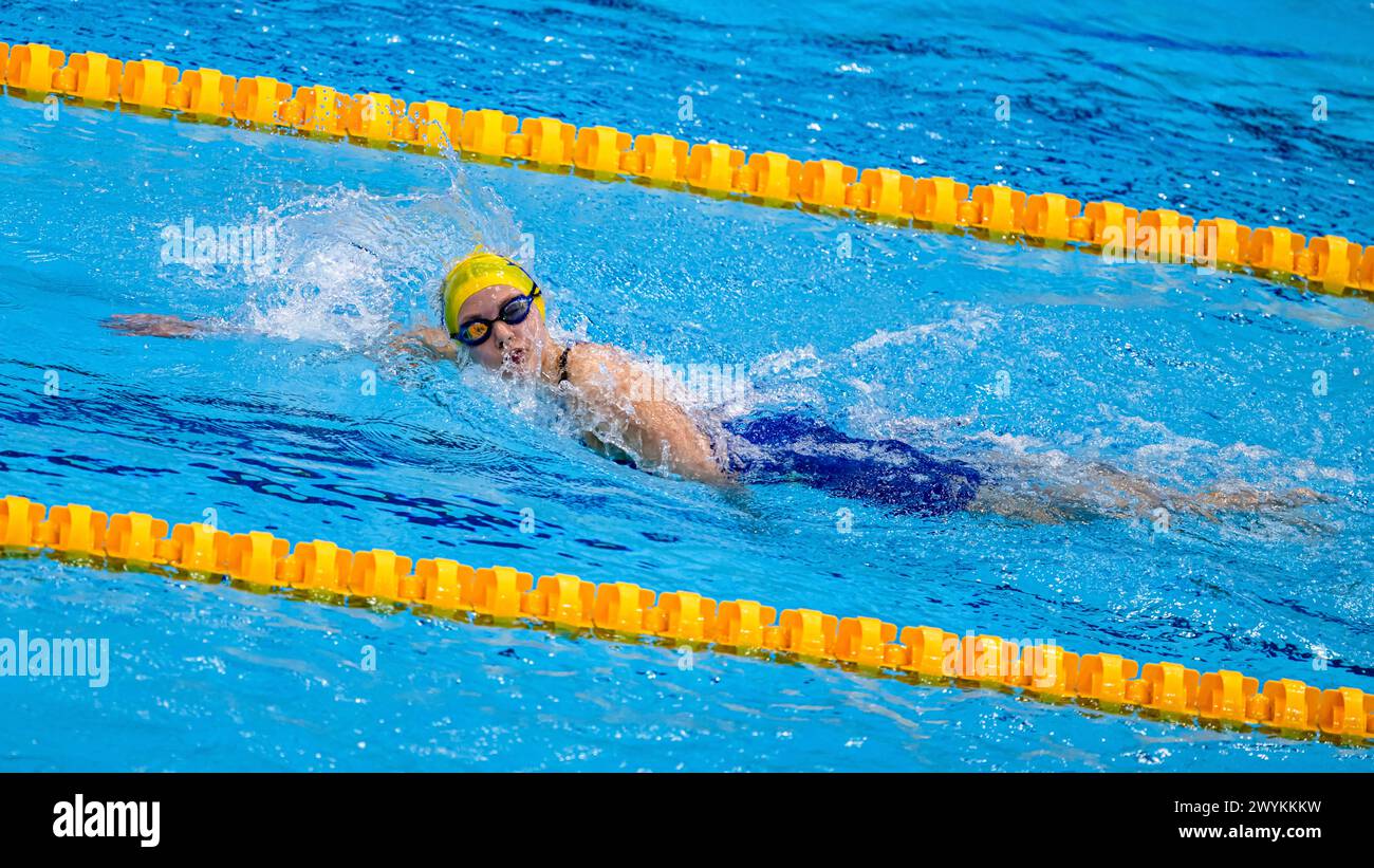 LONDON, UNITED KINGDOM. 07 April, 2024. Eve Doherty competes in Women’s ...