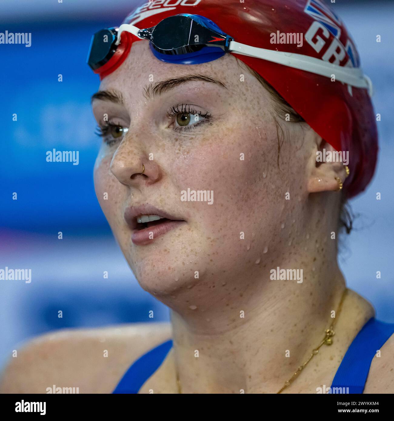 LONDON, UNITED KINGDOM. 07 April, 2024. Freya Anderson was interviewed ...