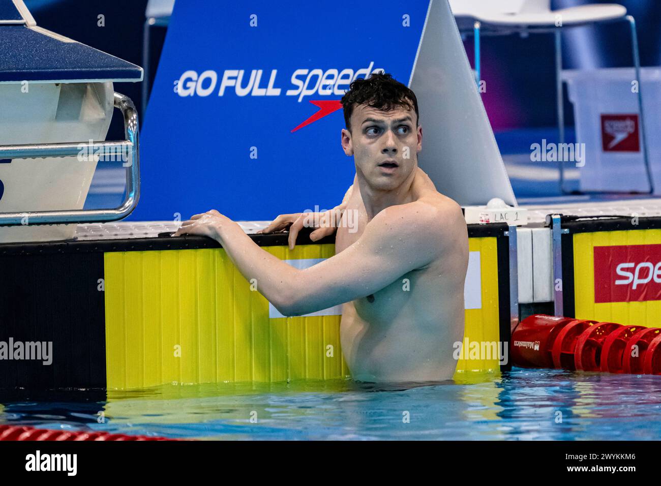 LONDON, UNITED KINGDOM. 07 April, 2024. James Guy competes in Men’s ...