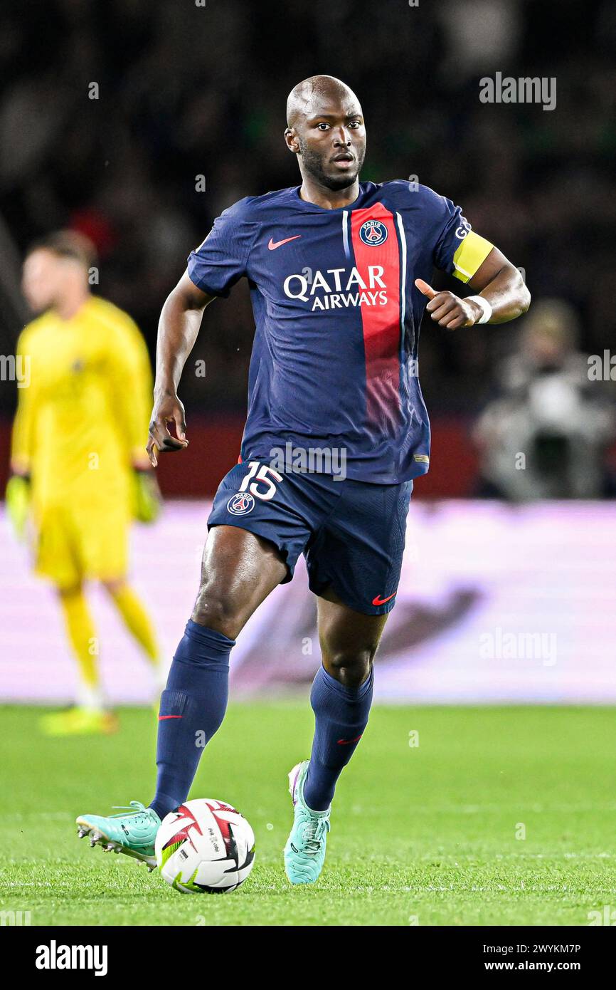 Danilo Pereira during the Ligue 1 football match Paris Saint-Germain ...